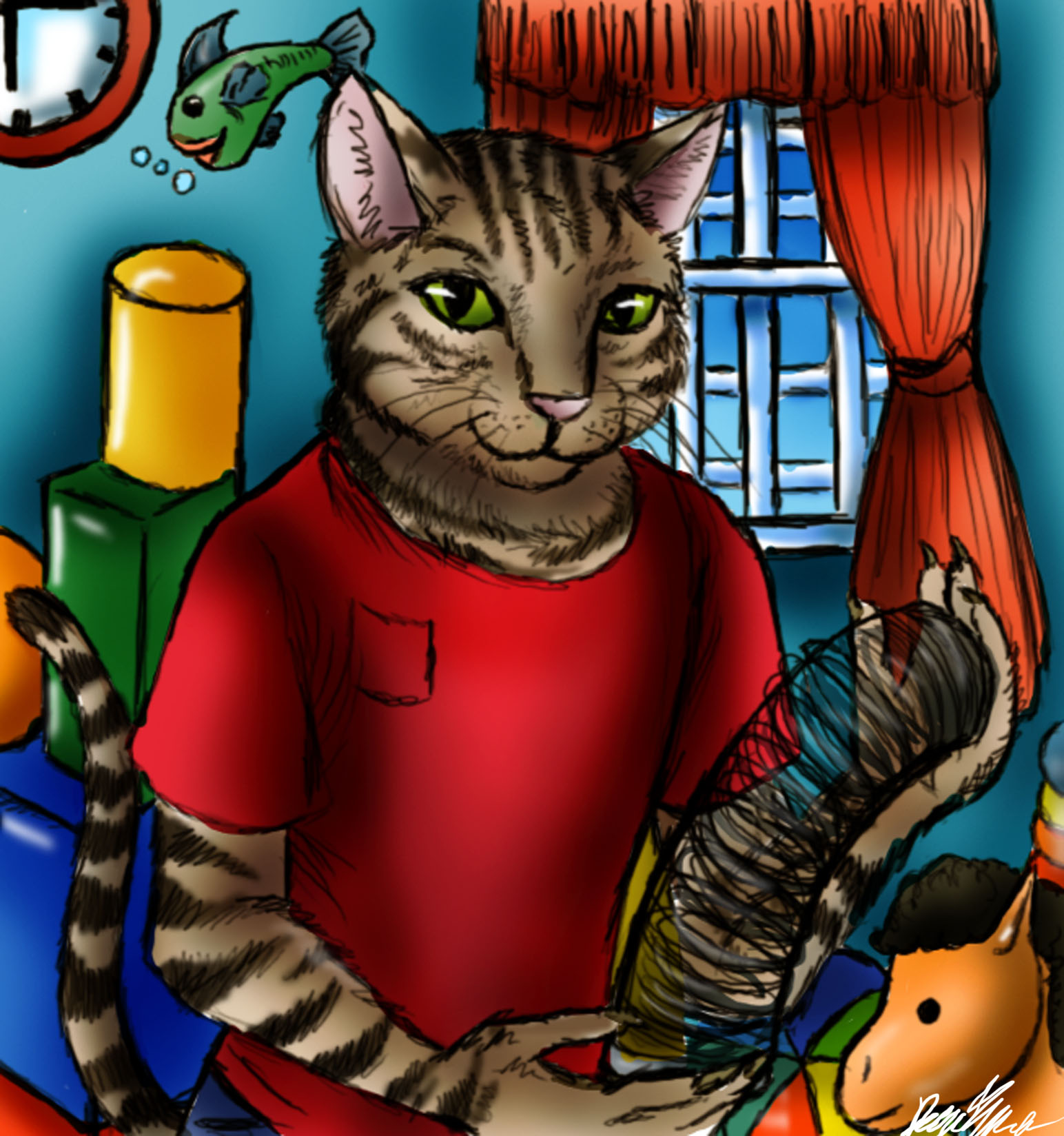 Jake the cat | I 365 Art